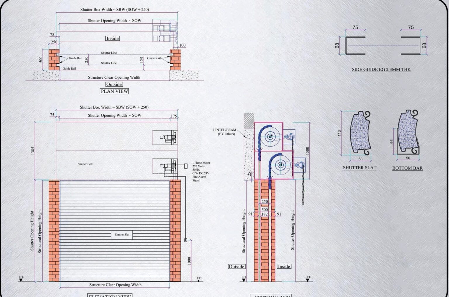 Insulated Fire Rated Roller Shutter - Proactive Shutters
